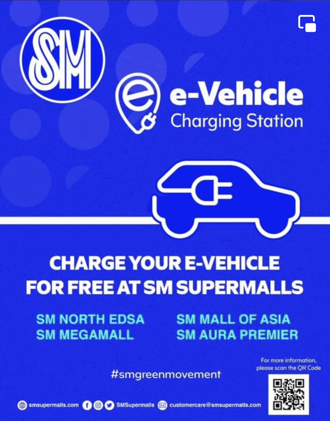 SM Supermalls powers up sustainability efforts, installs e-Vehicle ...